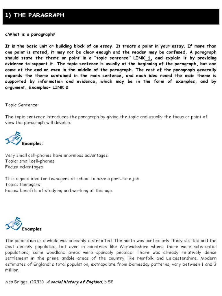 Appendix 1 INTRODUCTION TO THE PARAGRAPH | PDF | Cigarette | Tobacco ...
