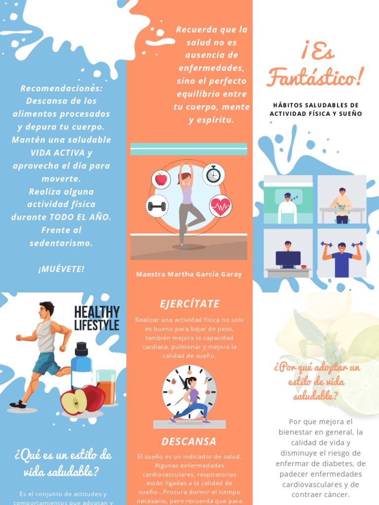 Folleto Vida Saludable | PDF | Cuidado de la salud | Ciencias de la Salud