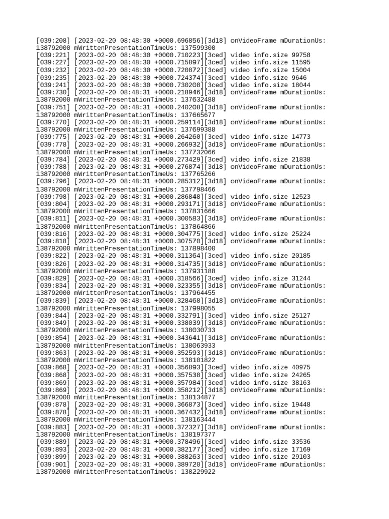 Trace | PDF | Codec | Data Compression
