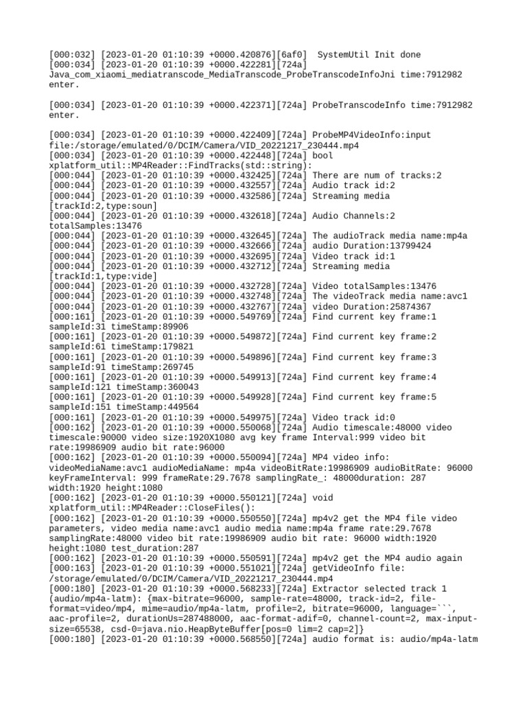 Trace 1 | PDF | Codec | Data Compression