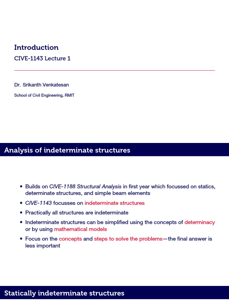 CIVE1143 Lecture1 | PDF