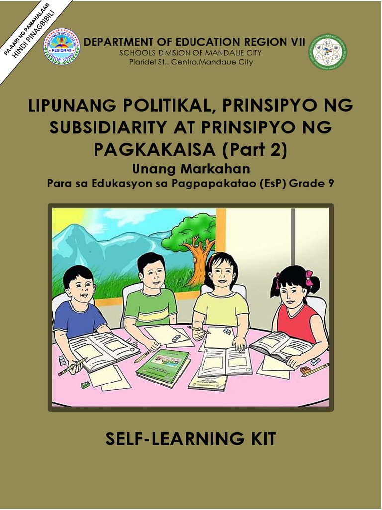 Politikal, Prinsipyo NG Subsidiarity at Prinsipyo NG Pagkakaisa (Part 2 ...