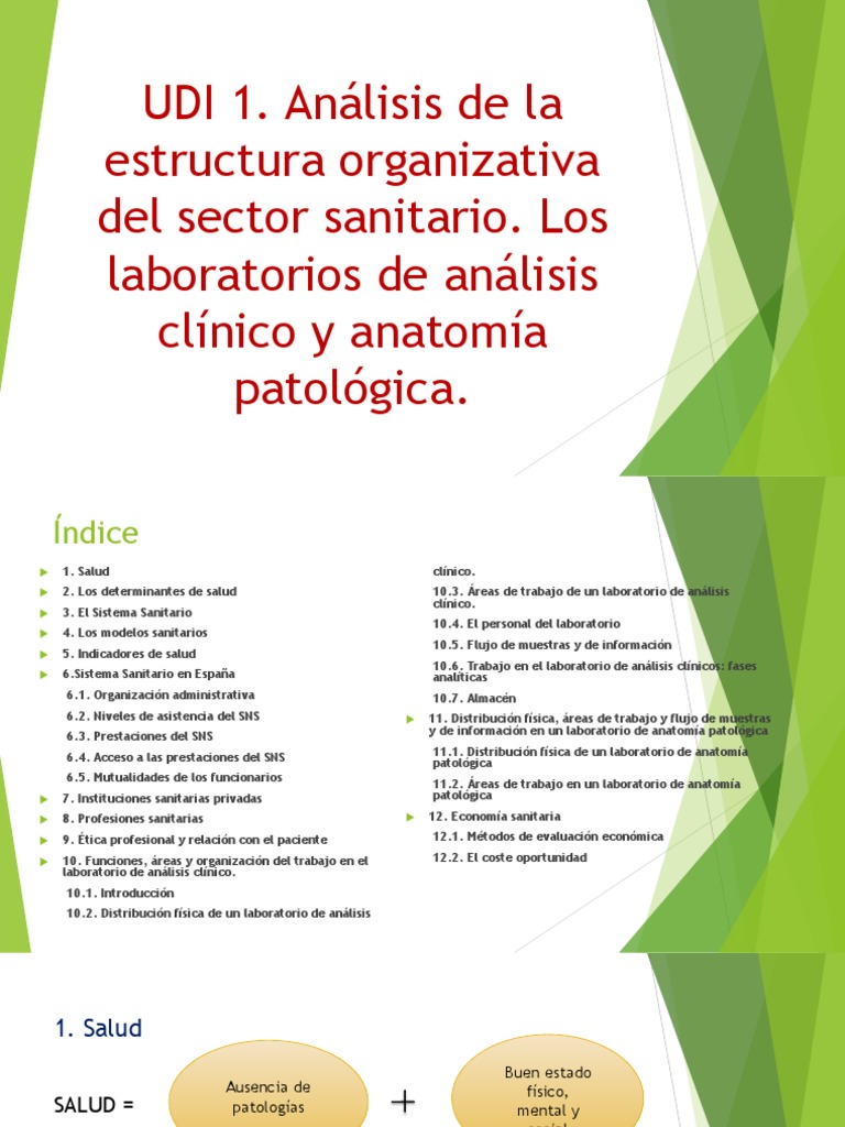 UDI 1. Presentación | PDF | Ciencias de la Salud | Servicios públicos