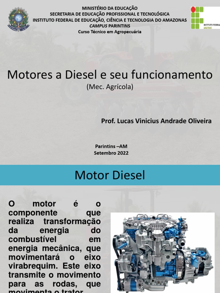 Funcionamento de Motores A Diesel | PDF | Motores | Motor a diesel
