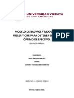 Modelo Baumol Ejemplos | PDF