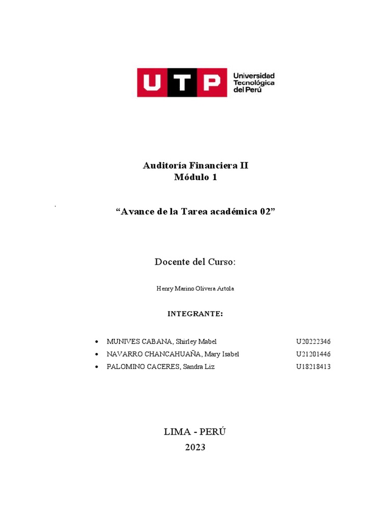 Completo Mary Navarro Actualizado | PDF | Auditoría | Economias