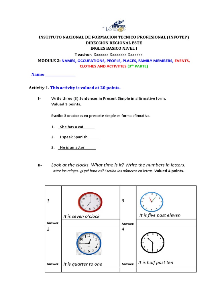 Tarea Modulo 2 TERCERA PARTE | PDF Tarea Modulo 2 TERCERA PARTE | PDF