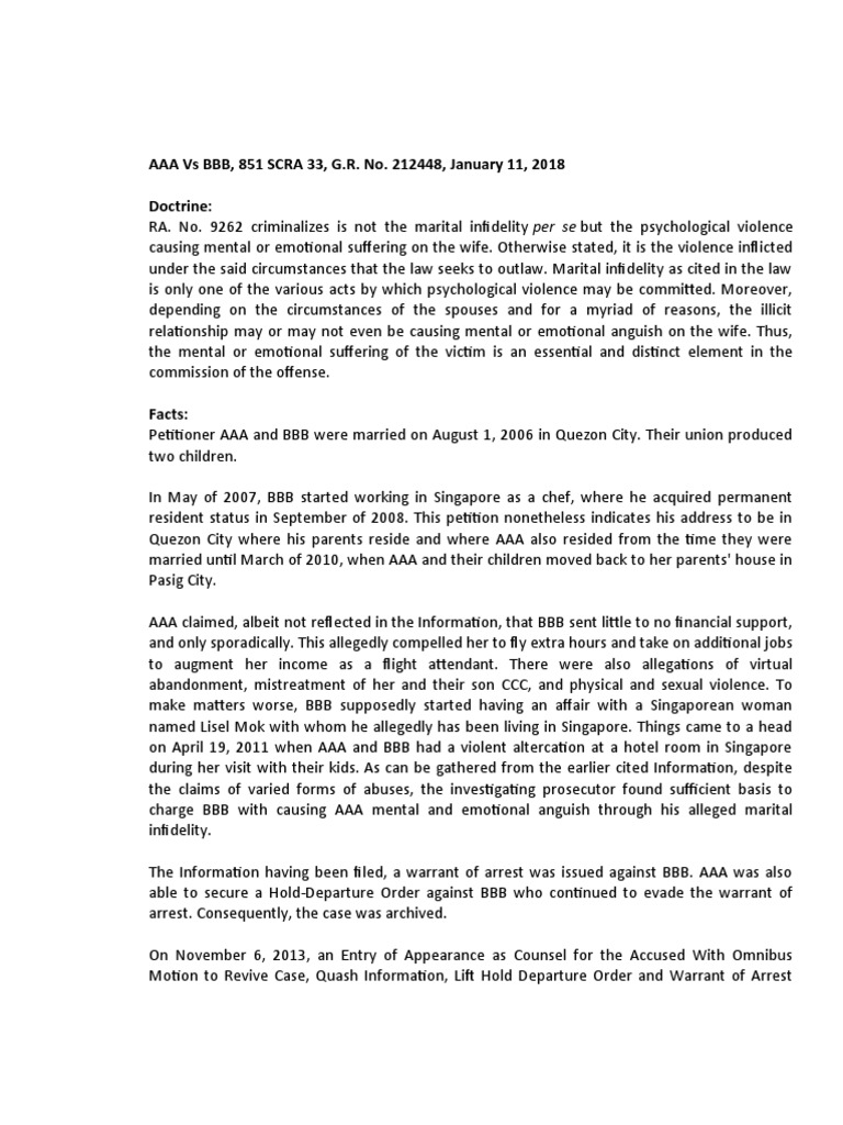 AAA Vs BBB | PDF | Crimes | Crime & Violence