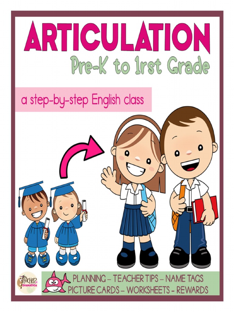 Articulation Pre-K To First Grade-Teacher Shanatica | PDF