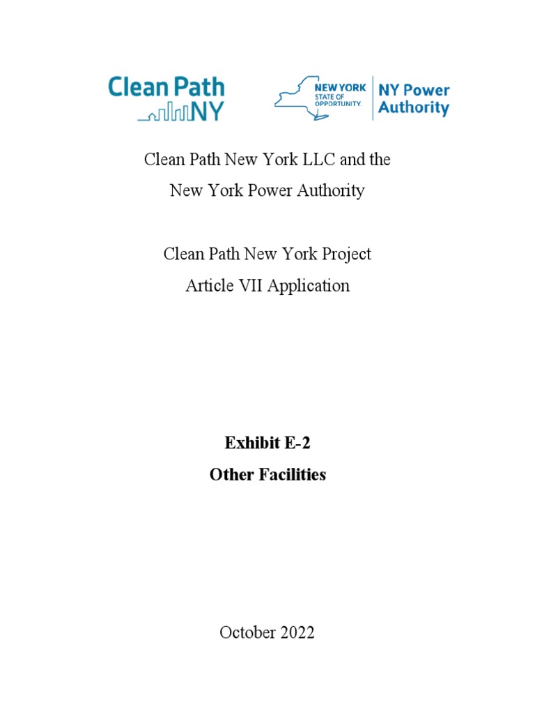 CLEAN PATH NY - Other Facilities | PDF | High Voltage Direct Current ...