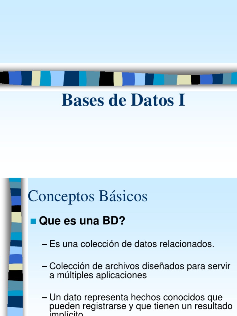 Clase 01 - Conceptos Basicos y Archivos | PDF | Archivo de computadora | Bases de datos