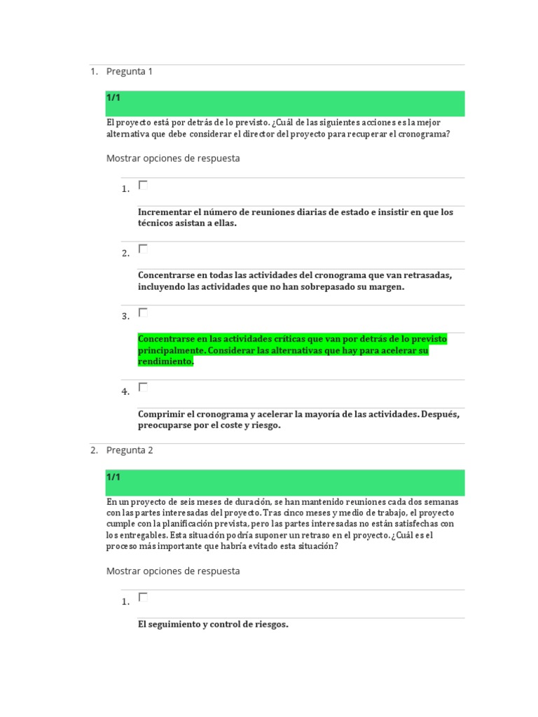 Examen M&C | PDF