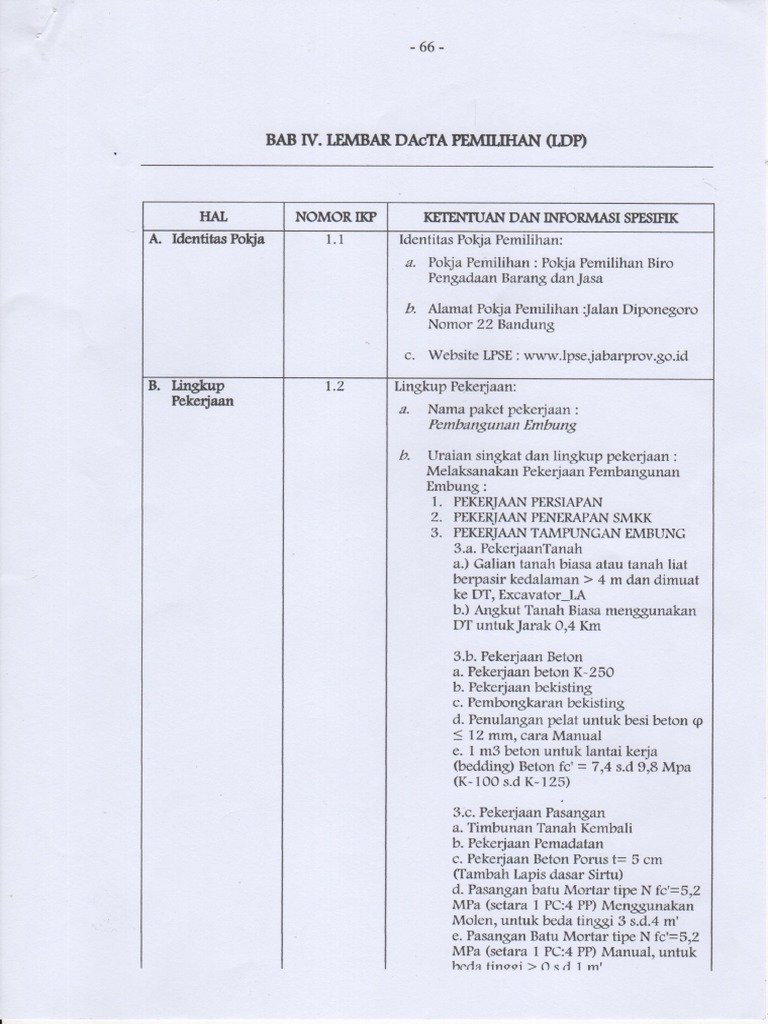 LEMBAR DATA PEMILIHAN (PROYEK - 2023) - 8 Lembar | PDF