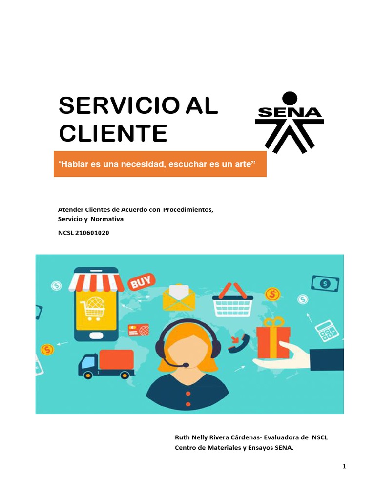 Cartilla Atencion Al Cliente (V) | PDF | Comunicación | Comunicación no verbal