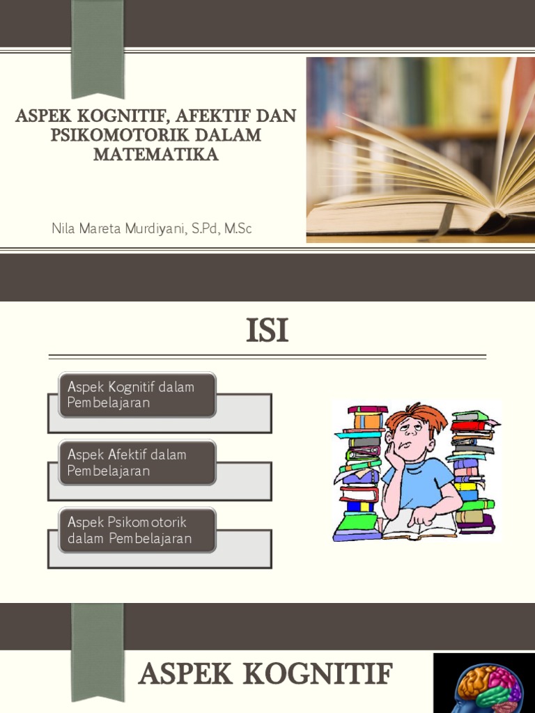 Aspek Kognitif, Afektif, Dan Psikomotorik Dalam Matematika | PDF