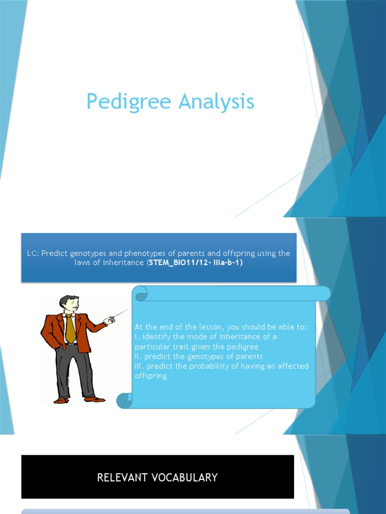 Pedigree Analysis Pdf Dominance Genetics Genotype