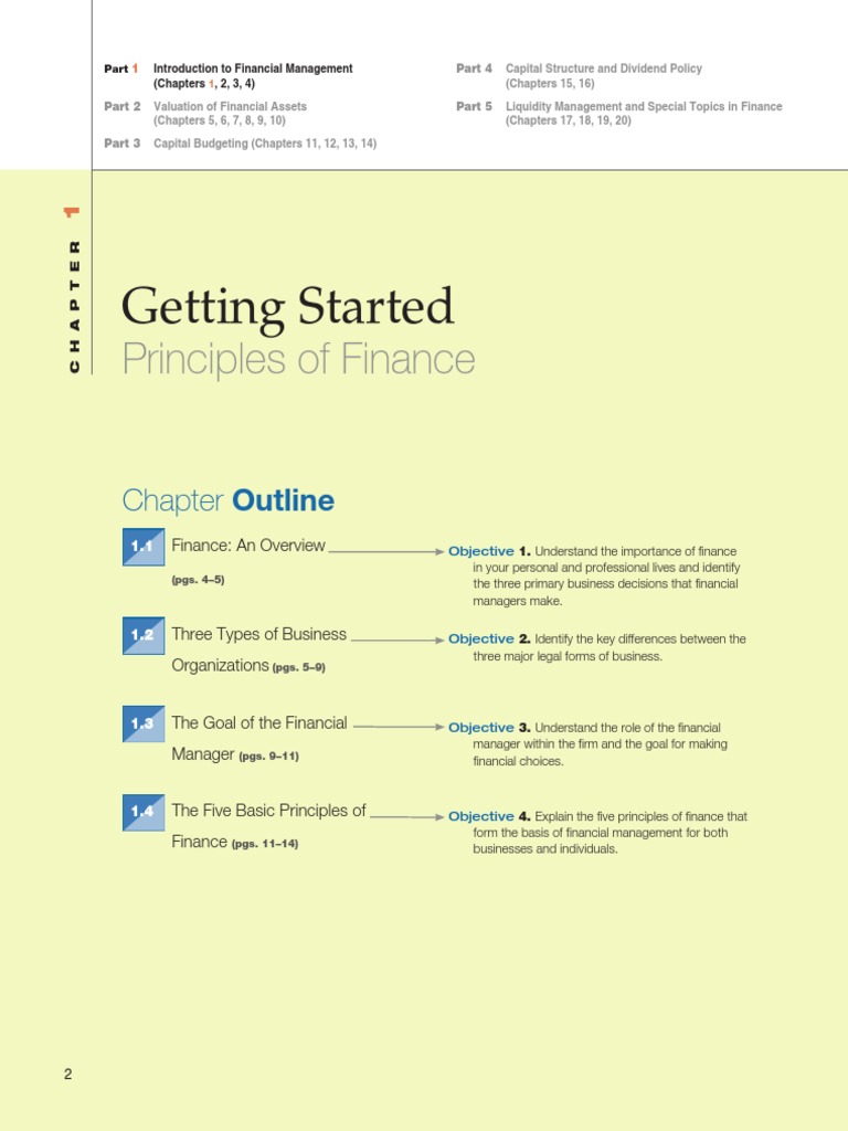 Ch01. Intro. To Financial Management | PDF | Partnership | Limited ...