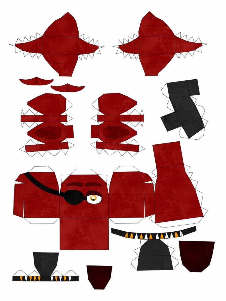 Foxy Papercraft by Azamatasd402 | PDF