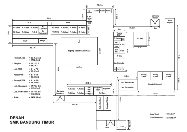 Denah SMKBT'2223 | PDF