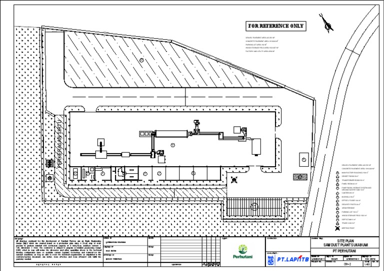 Site Plan for Sawdust Plant Sukabumi | PDF | Civil Engineering