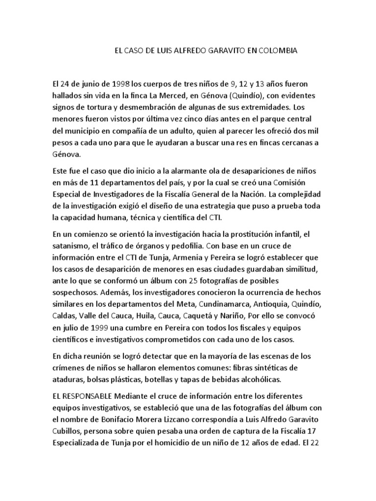 Luis Alfredo Garavito | PDF