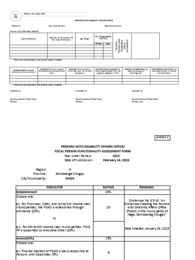 Pdao Functionality Forms 2 1 | PDF | Accessibility