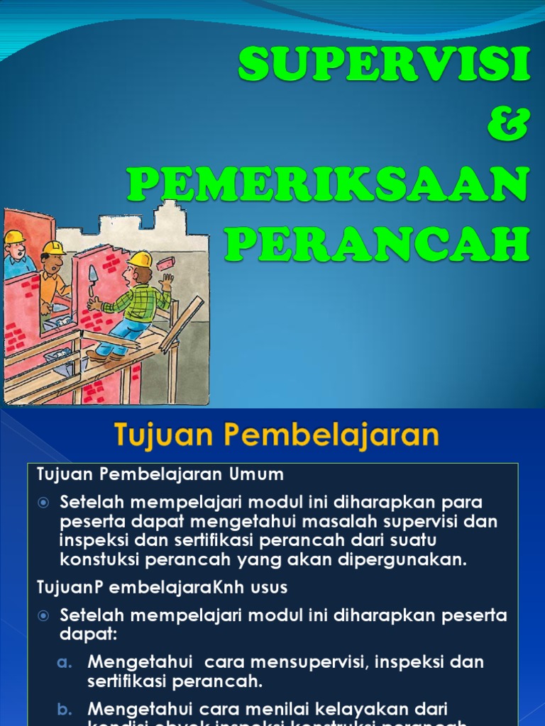 Inspeksi dan Sertifikasi Perancah | PDF | Komputer