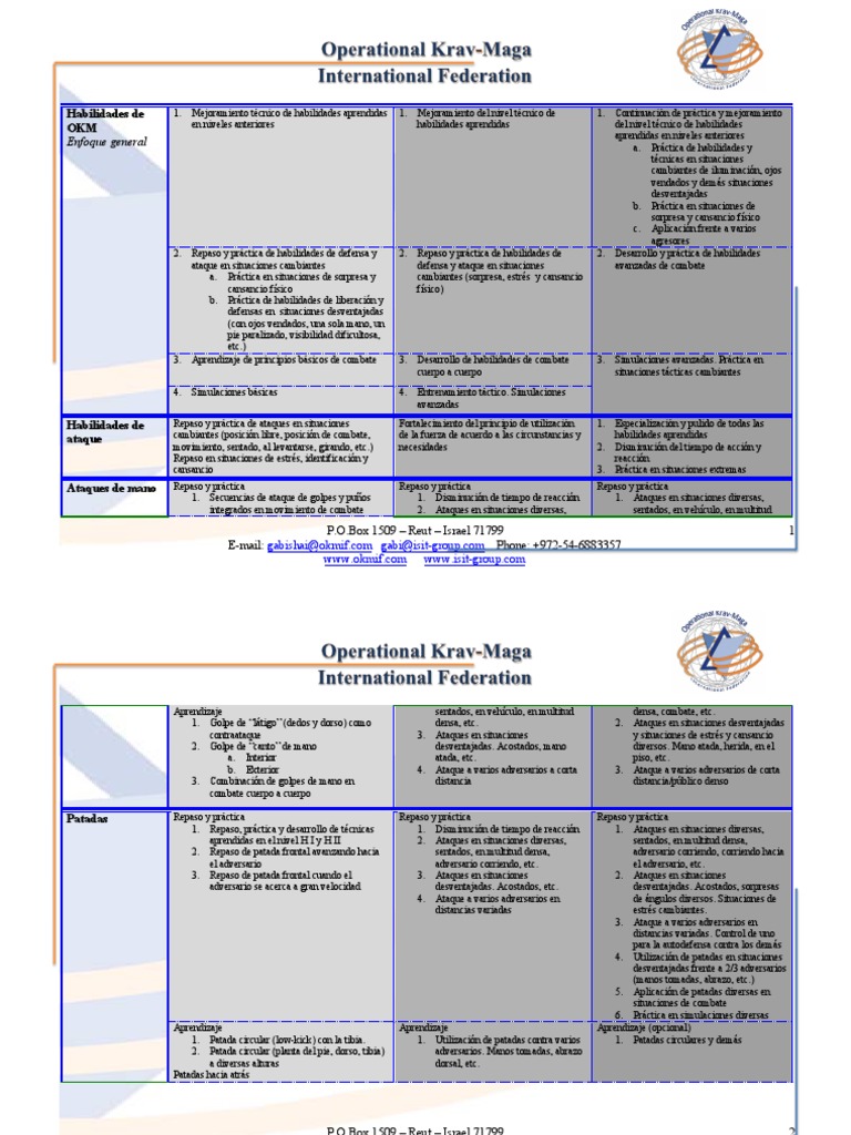 Habilidades de OKM: Enfoque General | PDF | Autodefensa