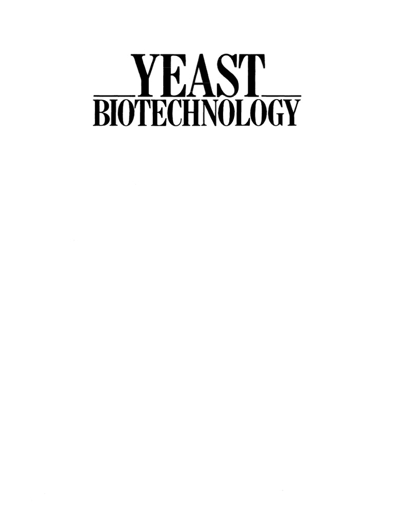 Yeast Biotechnology (PDFDrive) | PDF | Yeast | Saccharomyces Cerevisiae