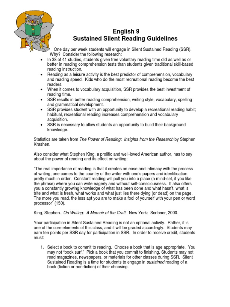 SSR Guidelines Revised For 1415 | PDF | Reading Comprehension | Cognitive Science