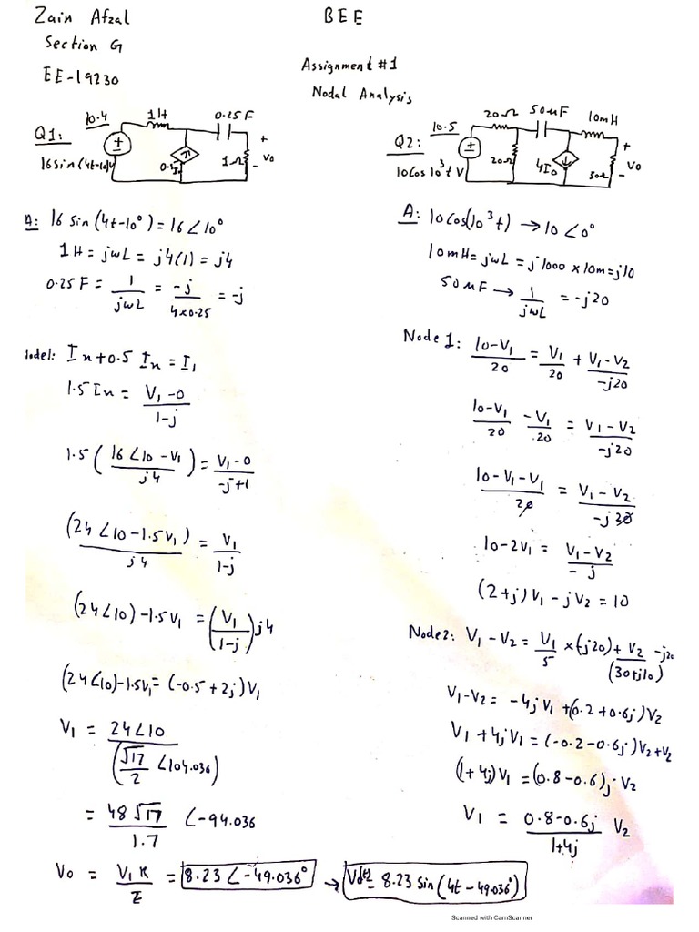 Nodal Analysis | PDF