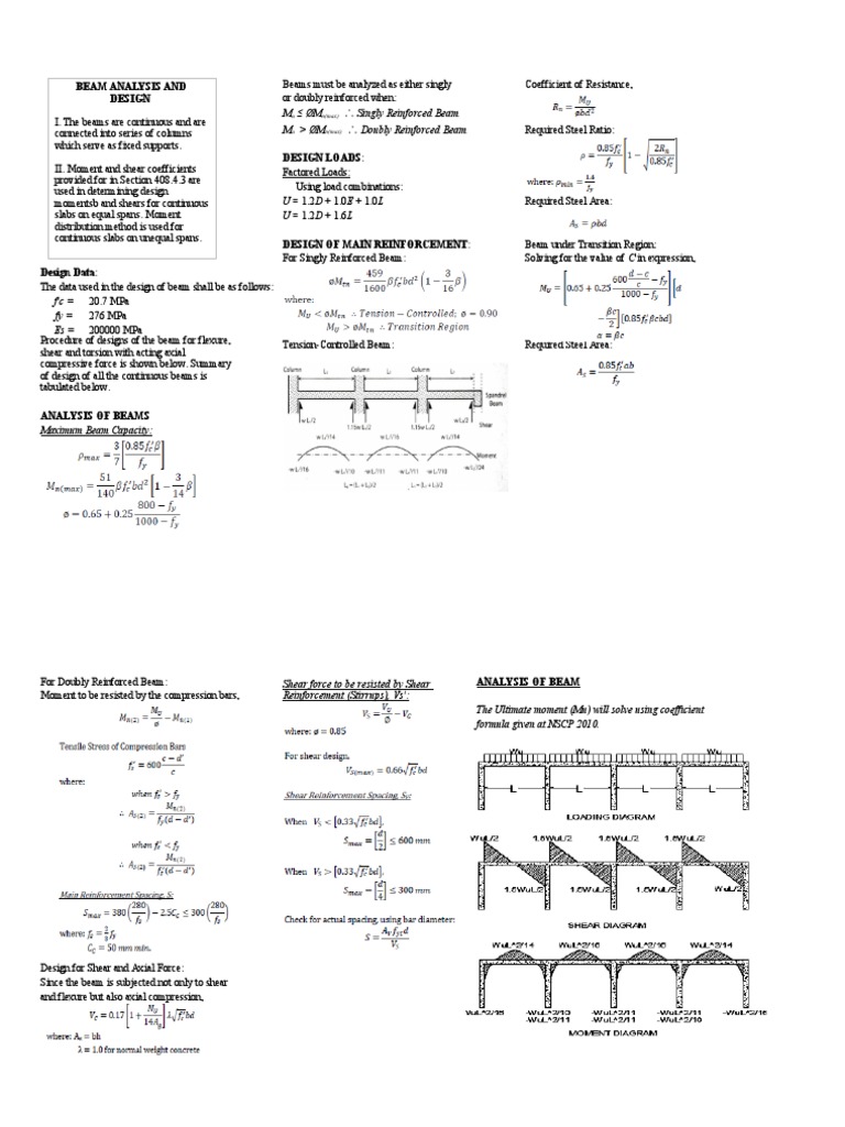 Beam Analysis | PDF | Beam (Structure) | Bending