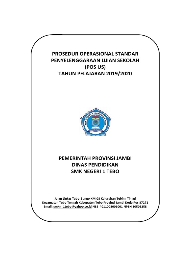 Cover Pos Usbn 20192020 | PDF