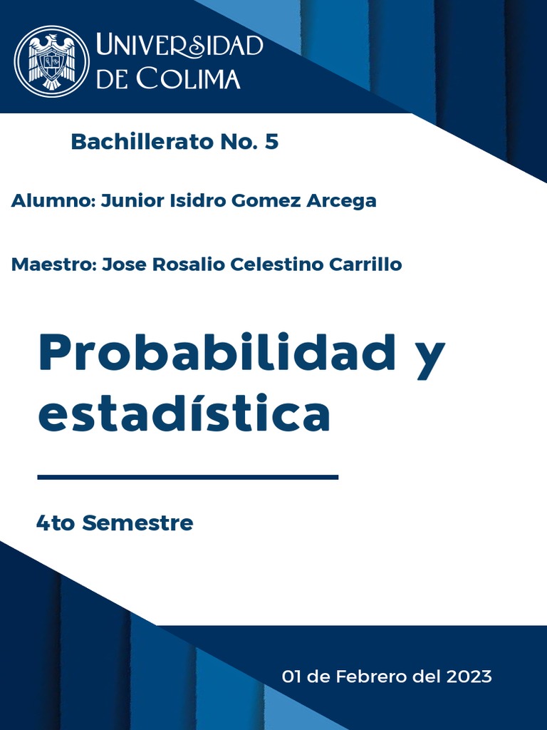 Portada Reporte Profesional Azul | PDF