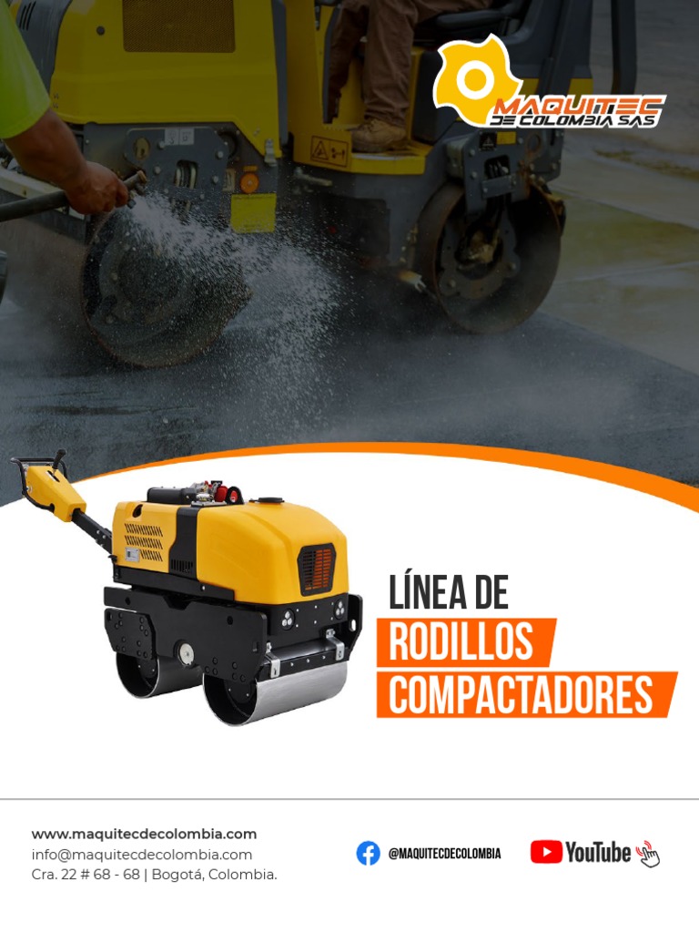 ficha-tecnica-rodillo-compactador-maquitec-de-colombia | PDF | Tanques ...