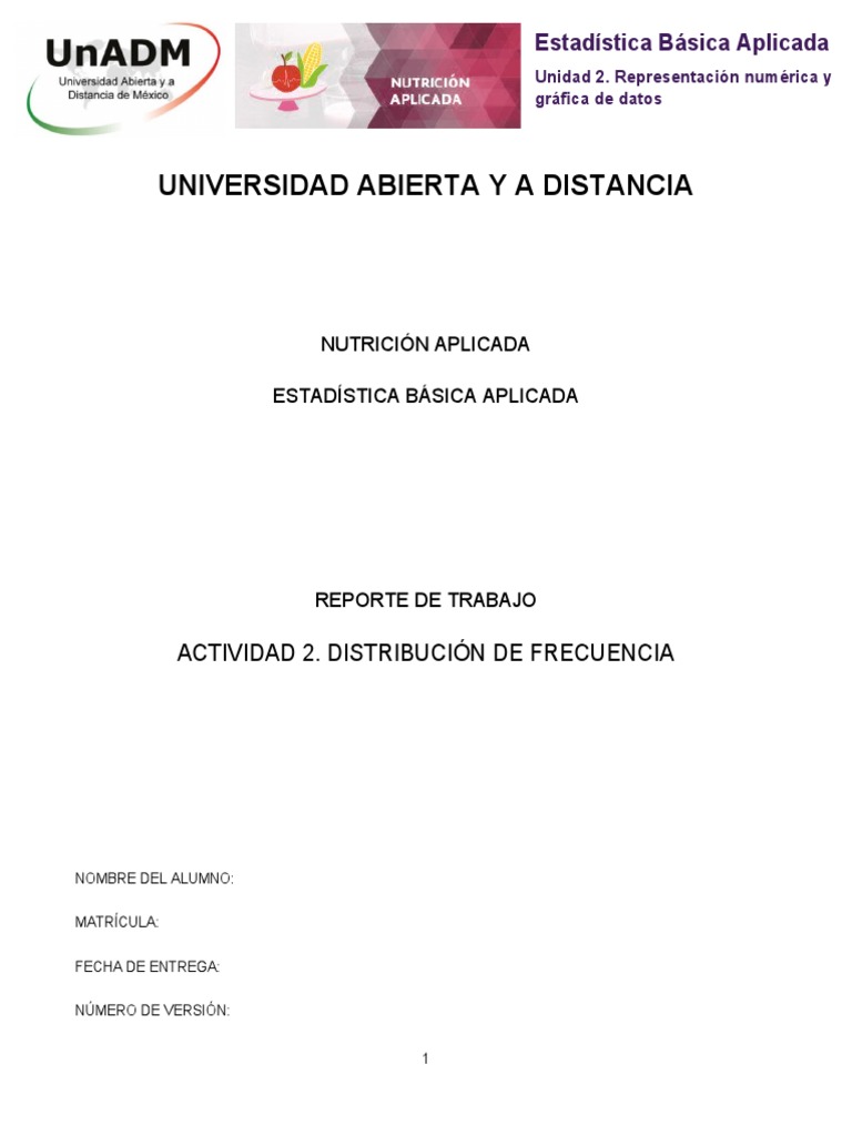Formato 2 (Neba - U2 - A2 - Ocbs) | PDF | Estadísticas | Frecuencia