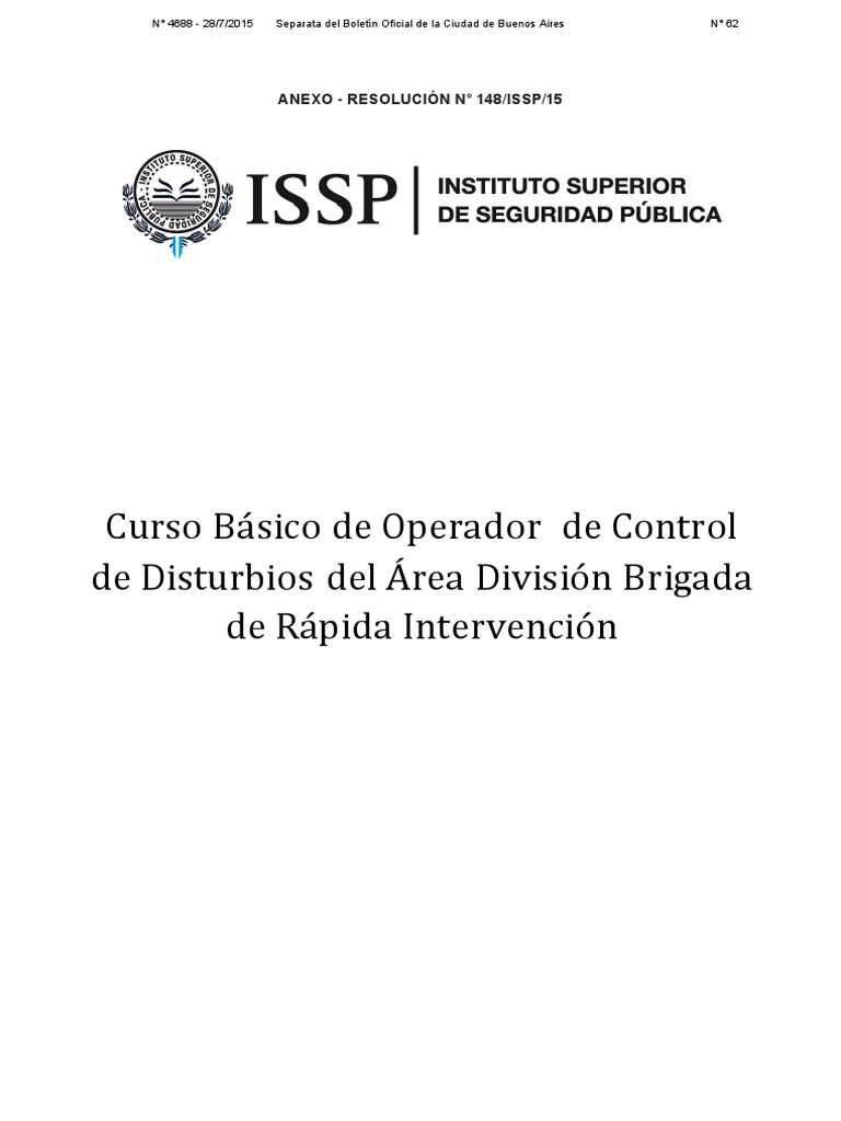Pe Res Mjysgc Issp 148 15. Anx | PDF | Policía | Evaluación