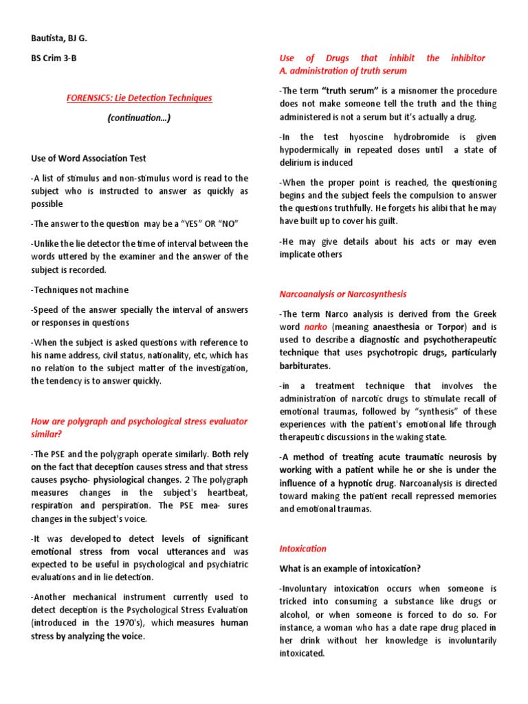 Lie Detection Tech | PDF | Respiratory System | Breathing