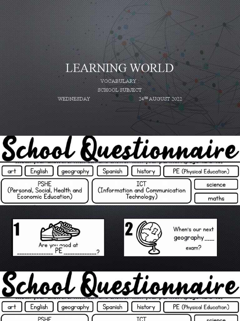 UNIT 5 - Learning World YEAR 5 | PDF