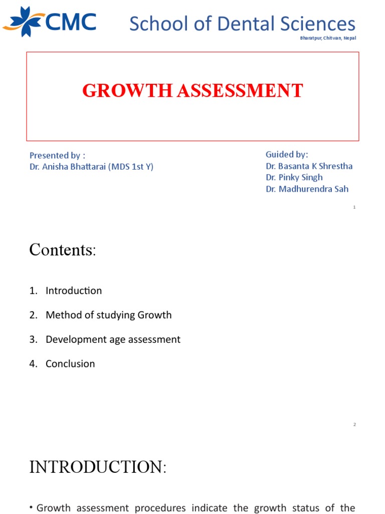 Growth Assessment | PDF