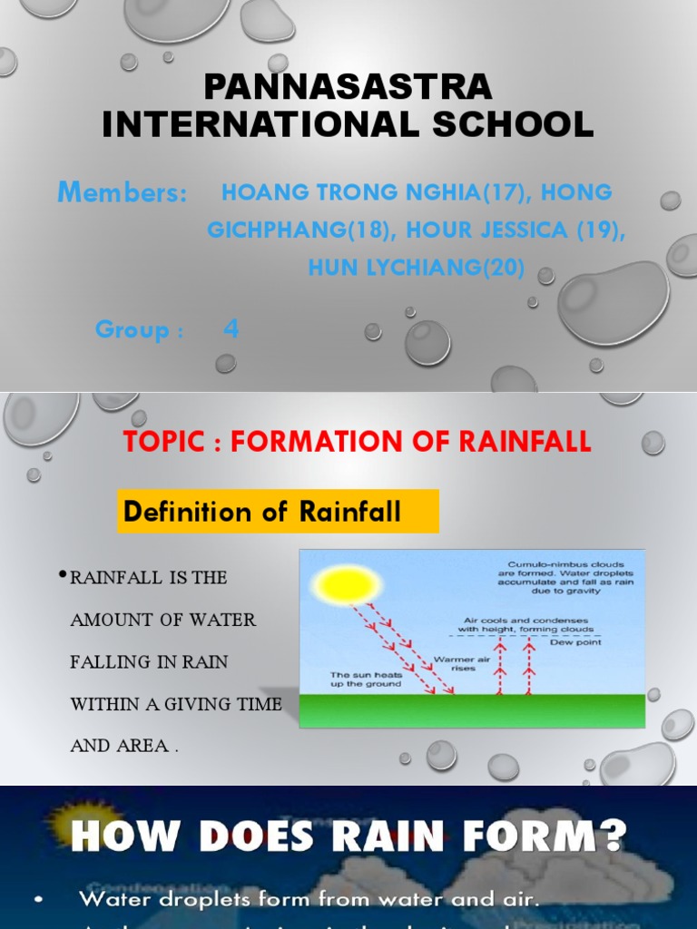 Formation of Rainfall | PDF