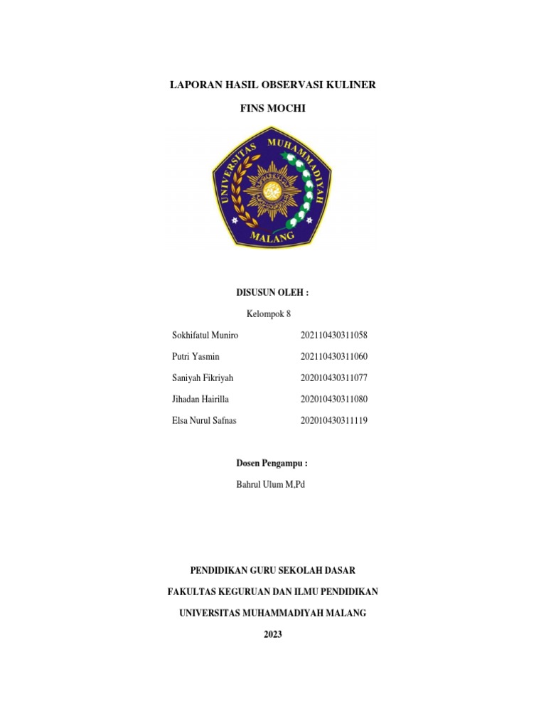 Observasi Usaha Fins Mochi | PDF | Bisnis
