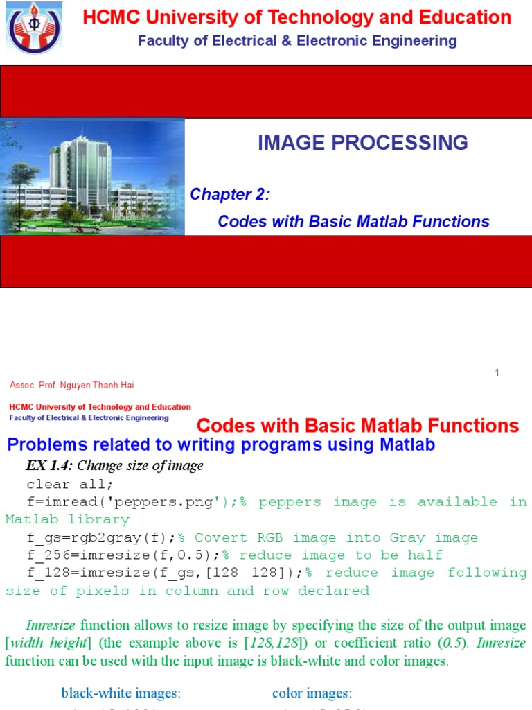 C2 - Codes With Basic Matlab Functions - NTHai-04-2020 | PDF | Matlab ... C2 - Codes With Basic Matlab Functions - NTHai-04-2020 | PDF | Matlab ...