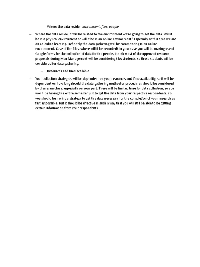 Selecting and Constructing Data Collection Instruments | PDF