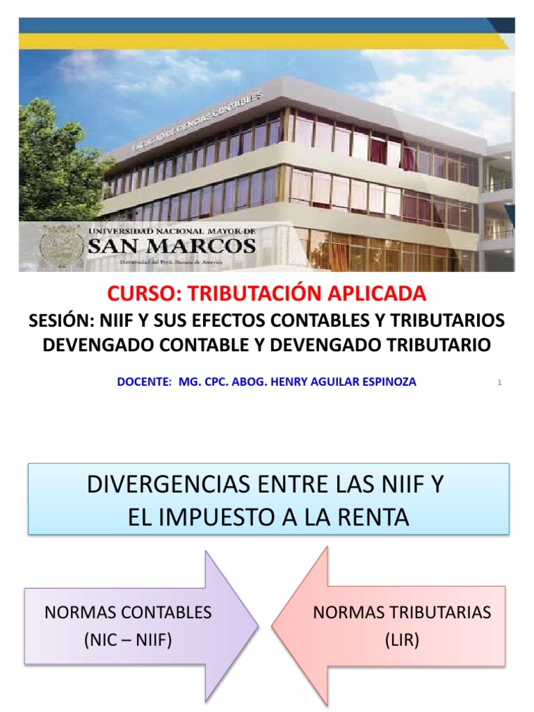 Semana 5 Niif y Devengado Tributario - Contable | PDF | Contabilidad ...