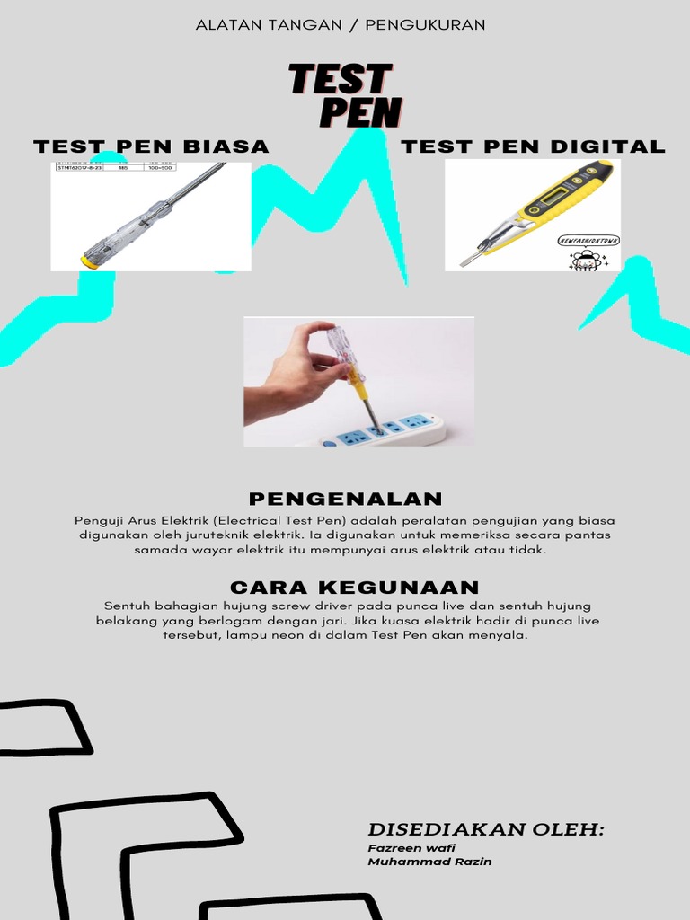 Kegunaan dan Cara Guna Test Pen | PDF