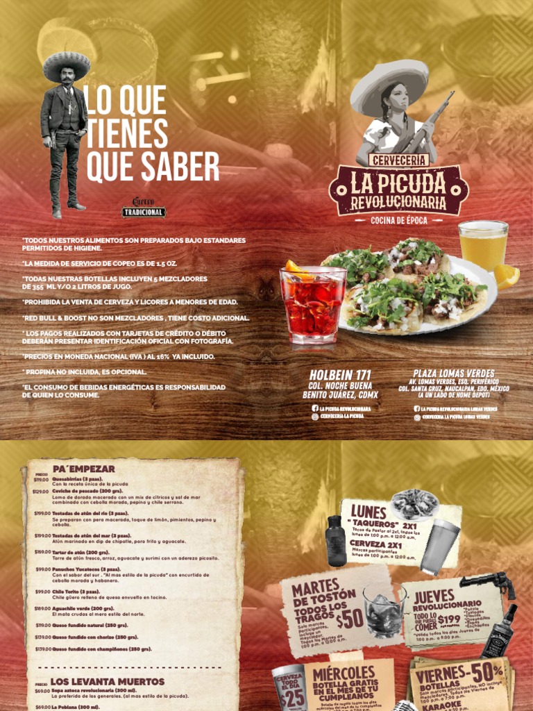 La Picuda | PDF | Taco | Cocinando