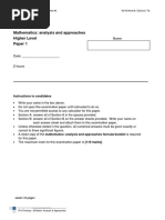 IB Answer Booklet 1 - 4 Pages - NEW | PDF