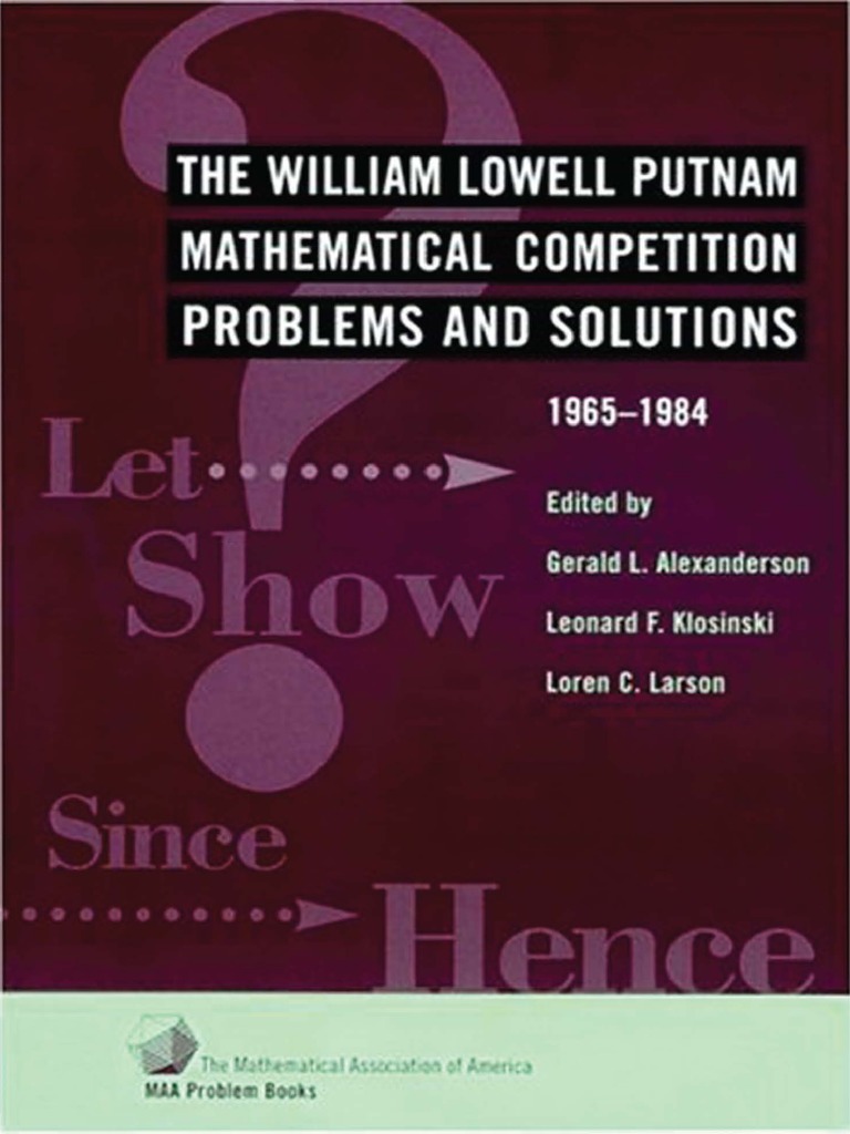 Putnam (1965-1984) | PDF | Circle | Sphere