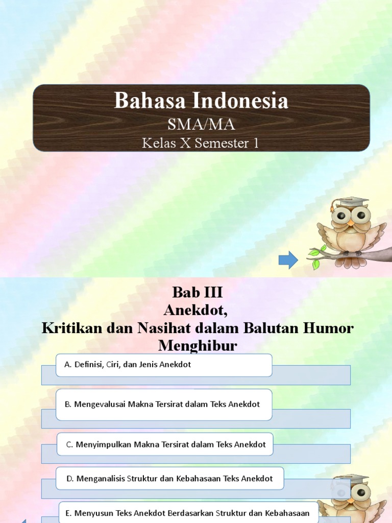 Anekdot: Definisi, Ciri, dan Analisis | PDF